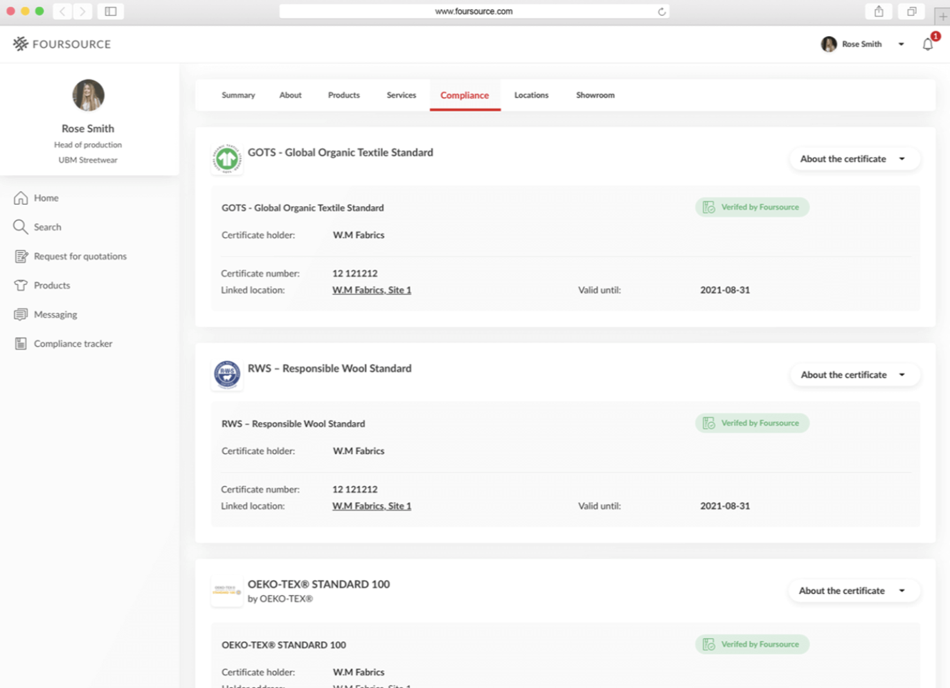 General page - Foursource